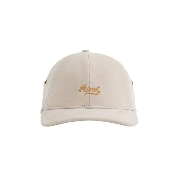 Aimé Leon Dore Chain Stitch Suede Cap - White