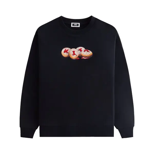 Kith Treats Jelly Doughnut Nelson Crewneck - Black