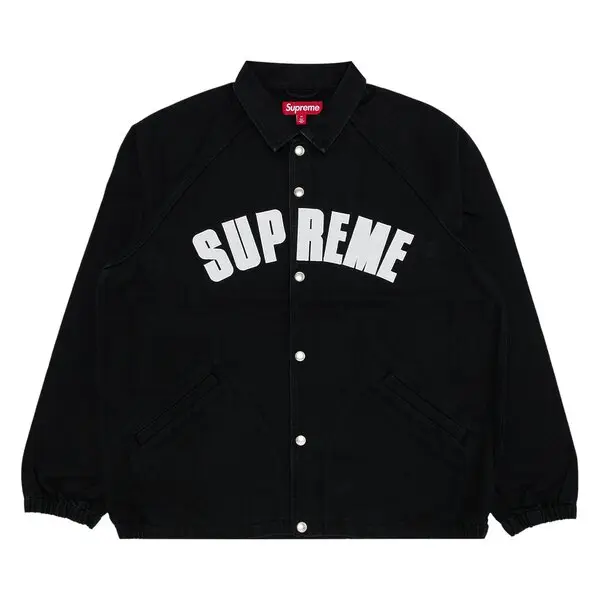 Supreme Arc Denim Coaches Jacket - Black