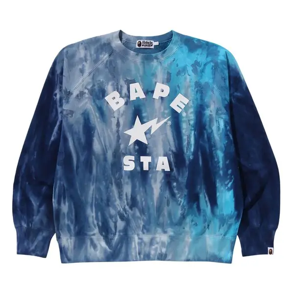 A BATHING APE Ice Dye Relaxed Fit Crewneck