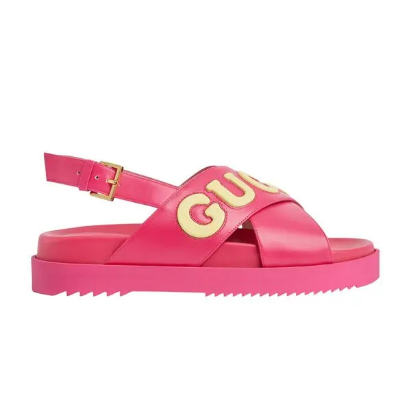 Gucci Crossover Sandals - Pink