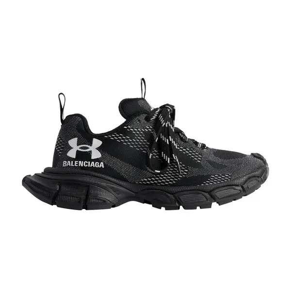 Balenciaga Under Armour X 3xl Knit Sneakers - Black