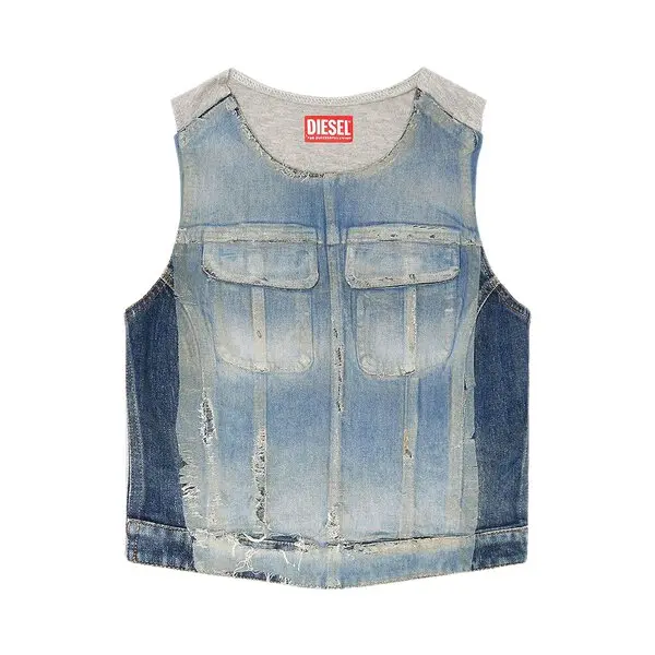 DIESEL® De-benedicta-s Denim Top