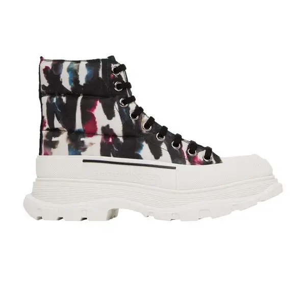 Alexander McQueen Tread Slick Quilted Boots - Multicolor