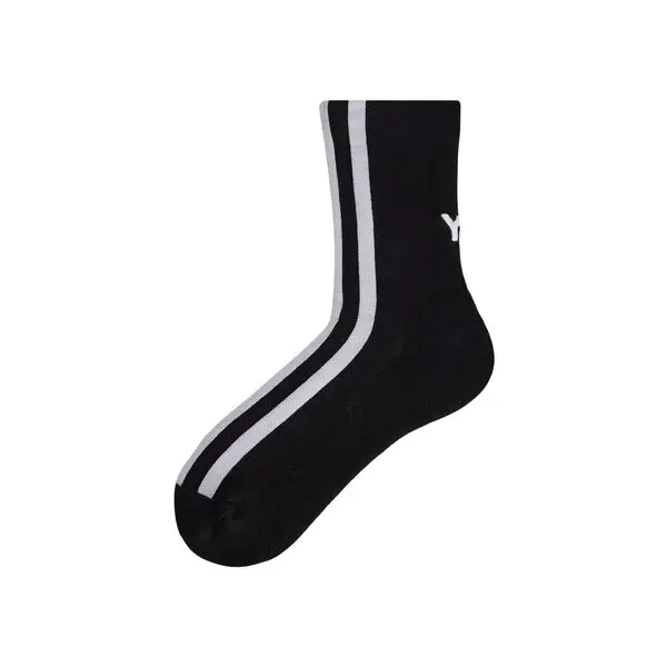 Y3 Striped Socks - Black