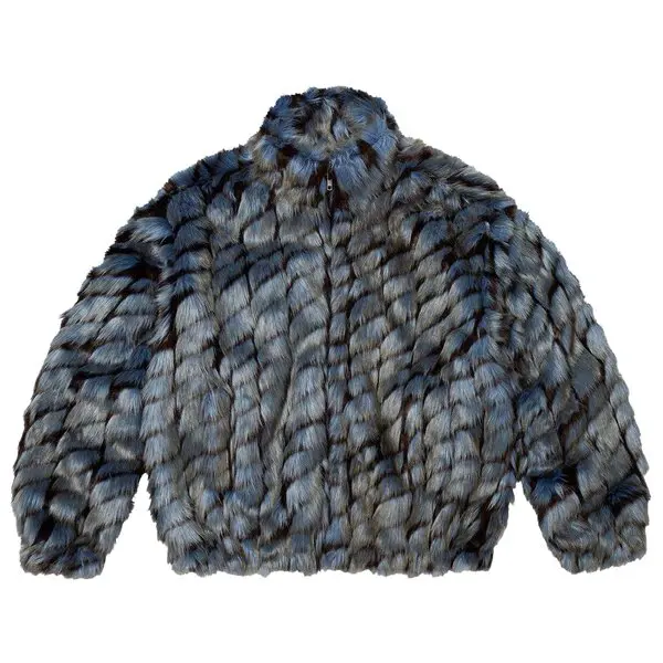 Supreme Faux Fur Windstopper Jacket - Blue