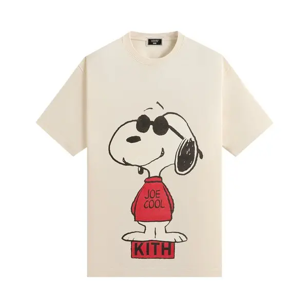 Kith For Peanuts Joe Cool Vintage Tee - Tan