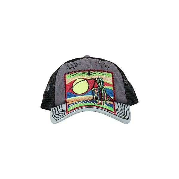 Supreme Reaper Mesh Back 6-panel Cap - Grey