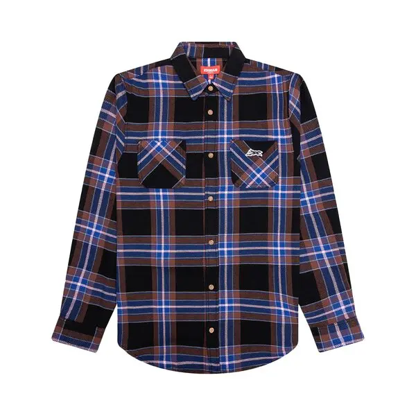 ICECREAM Big Drip Long-sleeve Plaid Shirt - Multicolor
