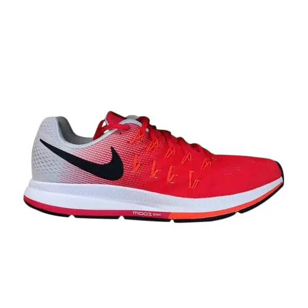 Nike Men\'s Air Zoom Pegasus 33 Sneakers University Red Black Shoes Size 13 NEW Nike Air Zoom Pegasus 33 Black White for Sale | Authenticity  main image 4
