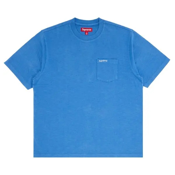 Supreme Short-sleeve Pocket Tee - Blue