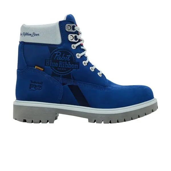 Timberland Pabst Ribbon X 6 Inch Soft Toe Waterproof Work Boot - Blue