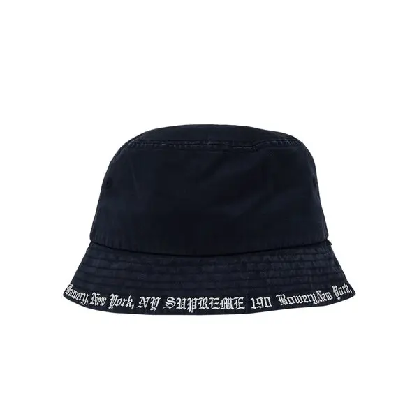 Supreme Embroidered Brim Crusher - Blue