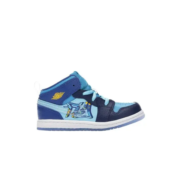 JORDAN 1 Mid Td 'fly - Blue
