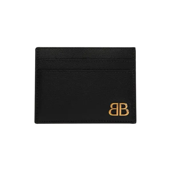 Balenciaga Monaco Card Holder - Black