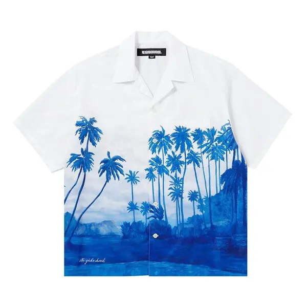 NEIGHBORHOOD Palm Tree Shirt - Blue