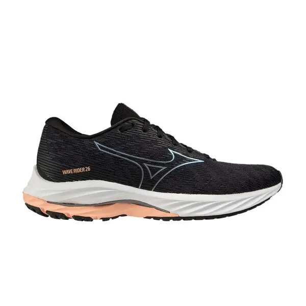 Mizuno Wave Rider 26 Sneakers - Black