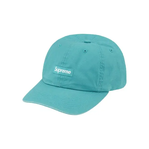 Supreme Small Box Coated Linen 6-panel - Teal