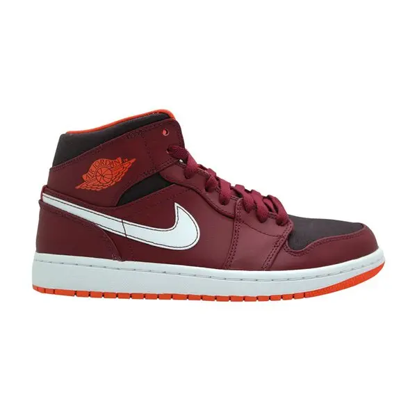 JORDAN 1 Mid Top Sneakers - Red