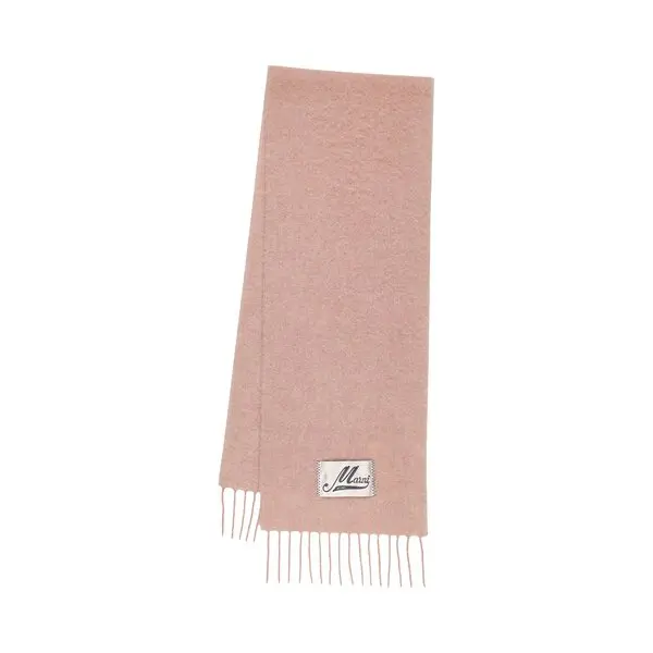 Marni Brushed Alpaca Scarf 'magnolia - Pink