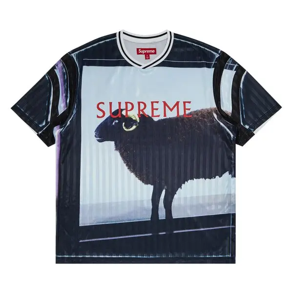 Supreme X Damien Hirst Soccer Jersey - Black