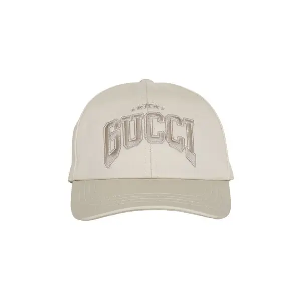 Gucci Embroidered Baseball Cap - Tan