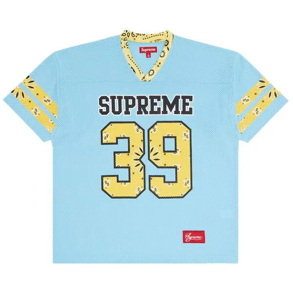 Supreme Bandana Football Jersey - Blue