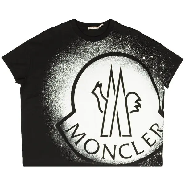 Moncler Logo Short-sleeve T-shirt - Black