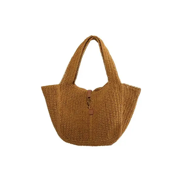 Saint Laurent Le 5 À 7 Bea Tote Bag - Brown