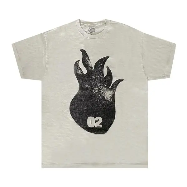 TRAVIS SCOTT O2 Live Flame Head T-shirt - White