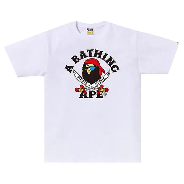 A BATHING APE Ape Pirate Tee - White