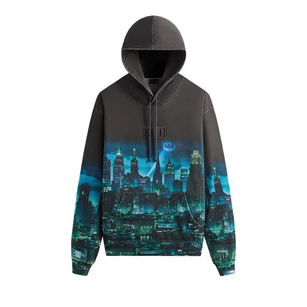 Kith X Batman Gotham Vintage Nelson Hoodie