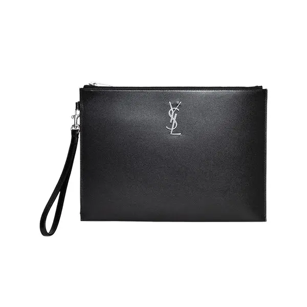 Saint Laurent Ipad Pouch - Black