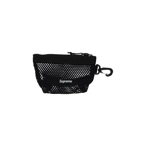Supreme Mesh Mini Pouch - Black
