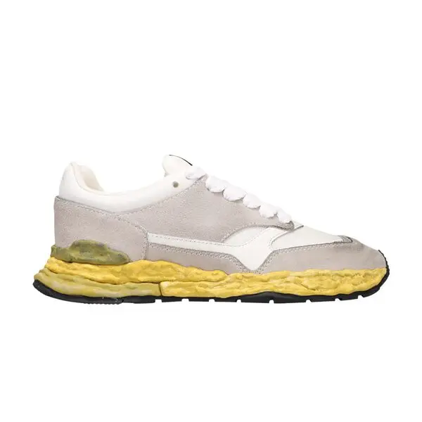 Mihara Yasuhiro George Og Sole Mixed Material Low Sneakers - White