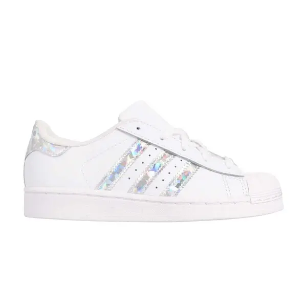 Adidas Superstar J 'diamond' Sneakers - Silver