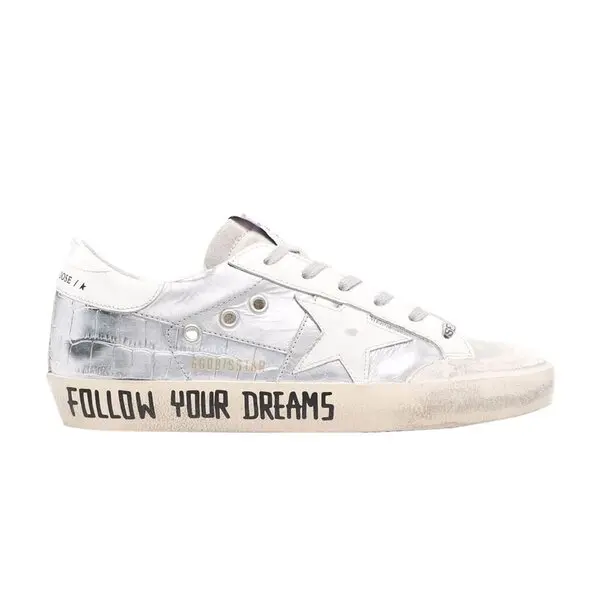 GOLDEN GOOSE Superstar Penstar Sneakers - Silver