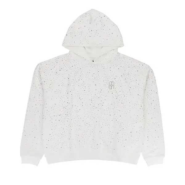 BIRTH OF ROYAL CHILD Starry Skydiamond Hoodie - White