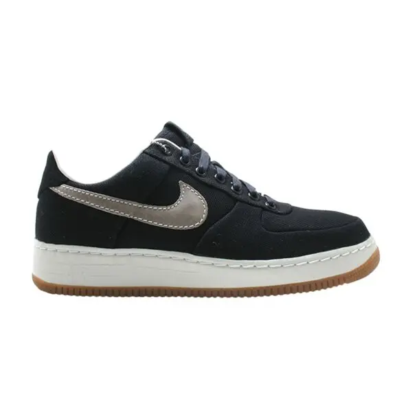 Nike Force 1 Supreme 07 Canvas Sneakers - Black