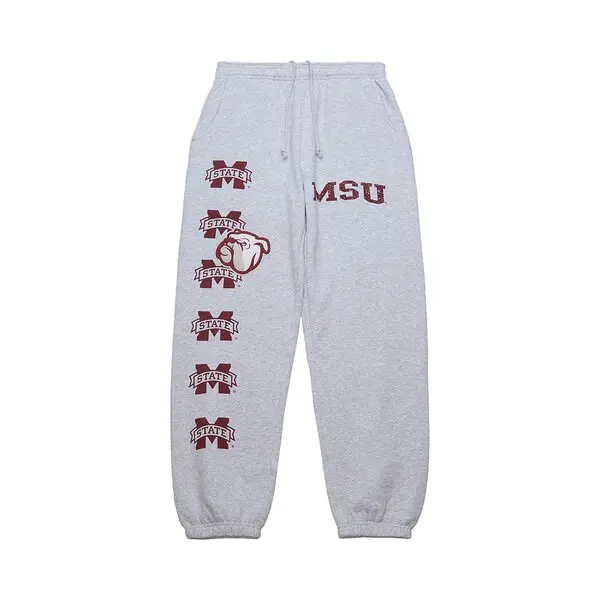 TRAVIS SCOTT Cactus Jack X Mitchell & Ness Mississippi State University Sweatpants - Grey