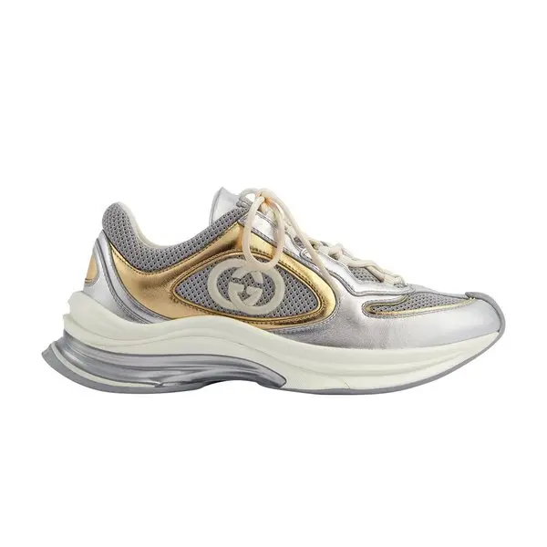 Gucci Run Sneakers - Silver