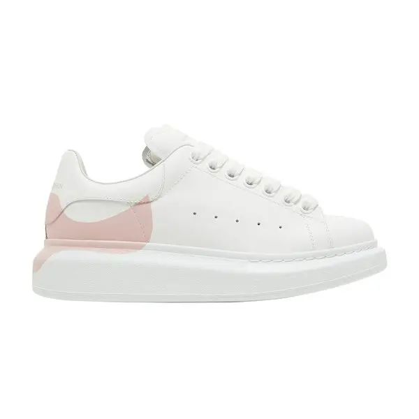 Alexander McQueen Oversized Sneakers With Drop Heel Counter - White