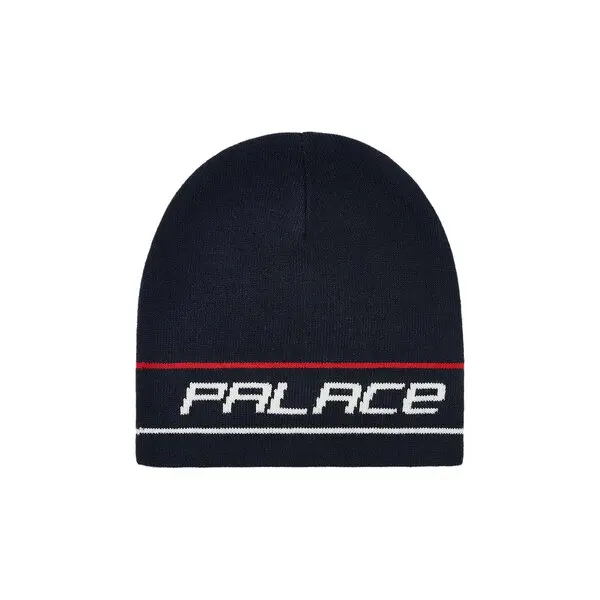 PALACE Stripe Cuff Beanie - Blue