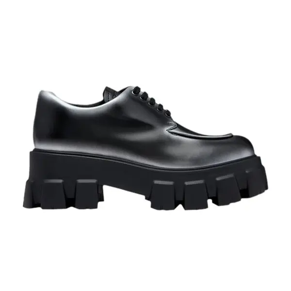 Prada Wmns Monolith Lace Up 'black Ombre