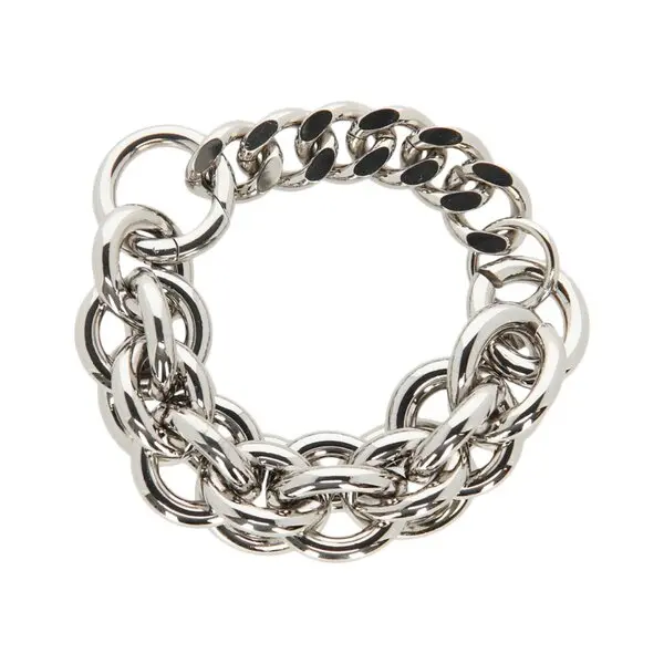 1017 Alyx 9sm Dual Chunky Chain Bracelet - Silver