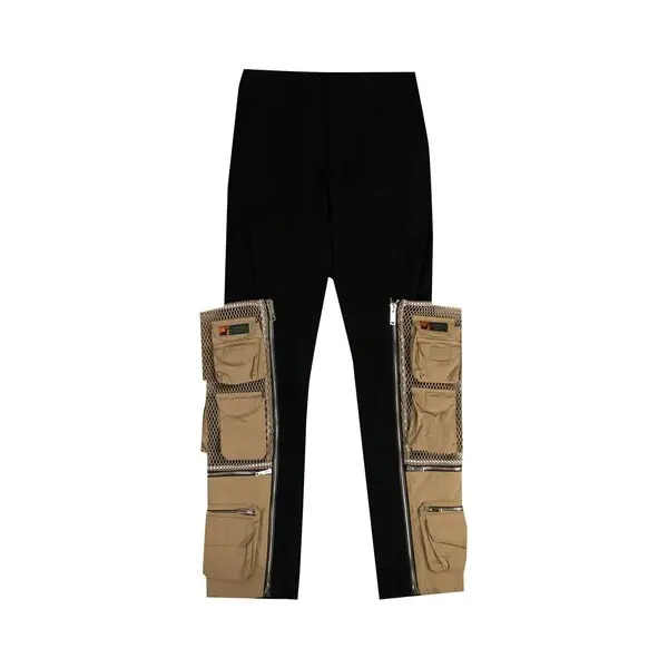 Palm Angels Panel Chino Pants - Black