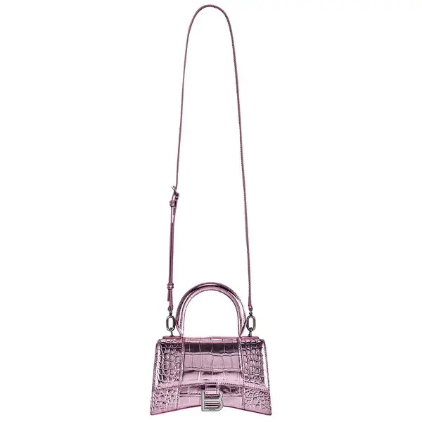 Balenciaga Hourglass Xs Handbag - Pink