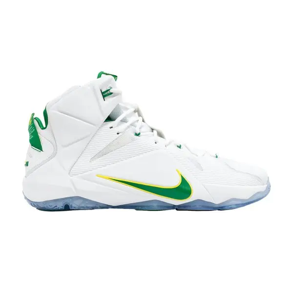 Nike Lebron 12 'oregon Ducks Home' Pe Sneaker