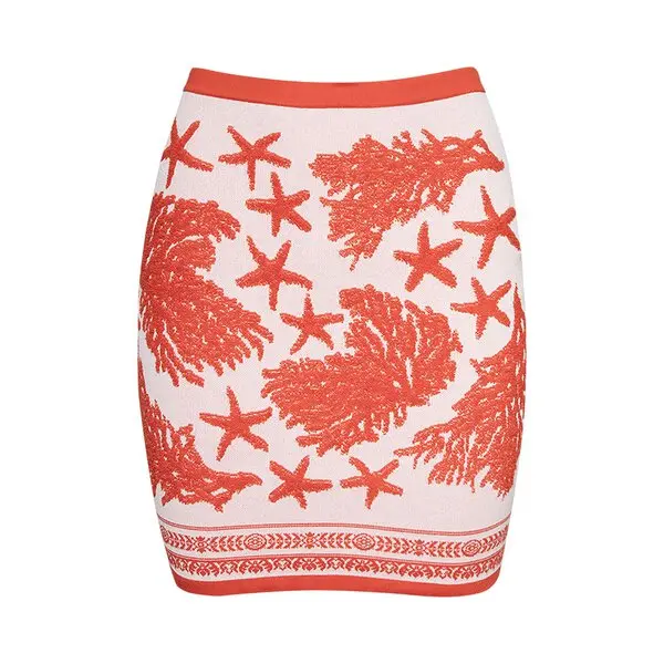 Versace Sea Knit Mini Skirt - Multicolor