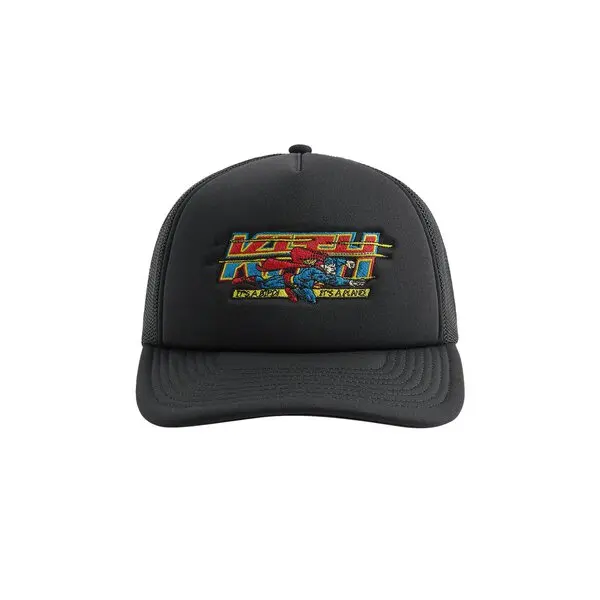 Kith X Superman Nolan Trucker Cap - Black